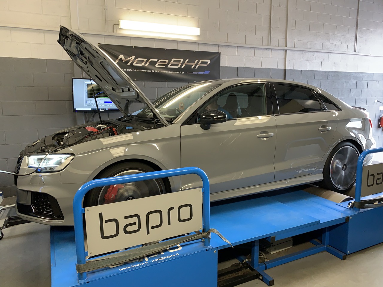 Audi RS3 8V ECU Remap, Custom Tuned by MoreBHP.